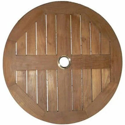 24" Lazy Susan by Anderson Teak - The Charming Bench Company