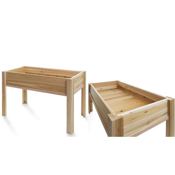 4 ft Raised Garden Box on Legs by All Things Cedar - The Charming Bench ...