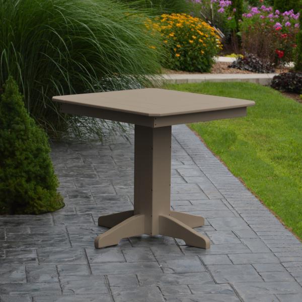 Recycled Plastic Square Dining Table by A & L Furniture - The Charming ...