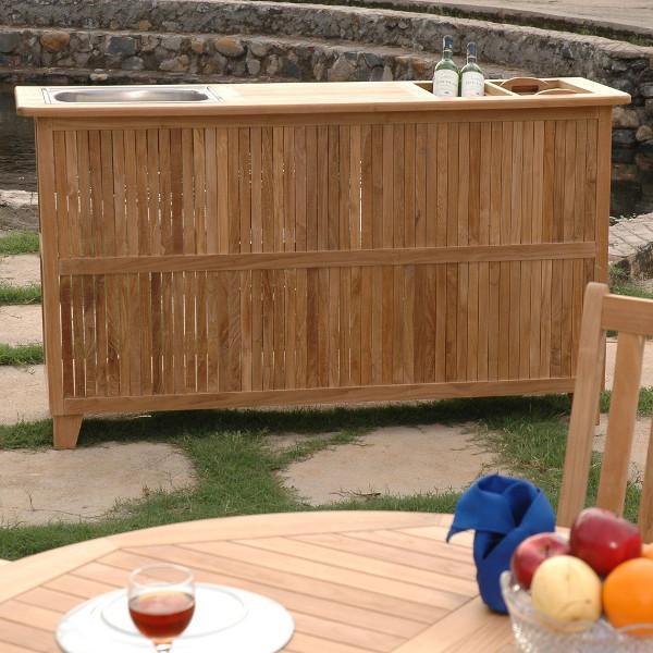 Safari Bar Table by Anderson Teak - The Charming Bench Company