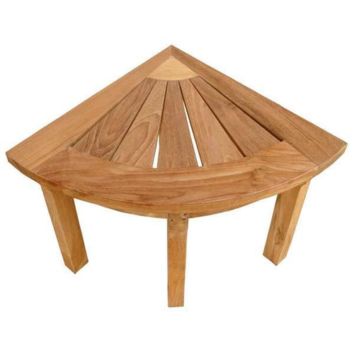 Shower Stool Corner by Anderson Teak - The Charming Bench Company