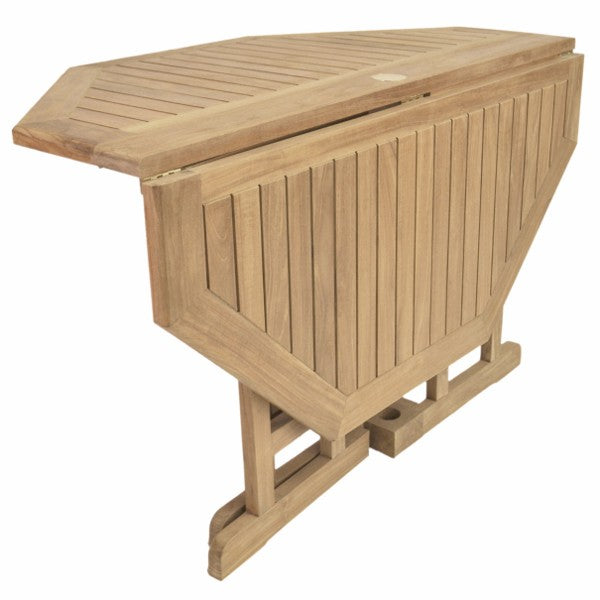 Butterfly 47" Octagonal Folding Table by Anderson Teak - The Charming ...