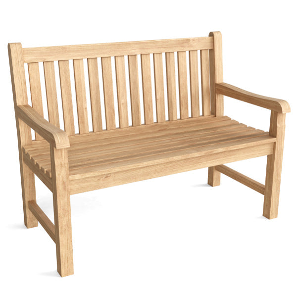 Classic 2-Seater Outdoor Bench by Anderson Teak - The Charming Bench ...