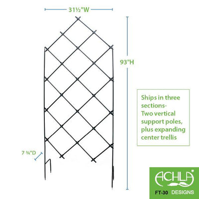 Buy Freestanding Lattice Garden Trellis / Free Standing Metal Trellis ...