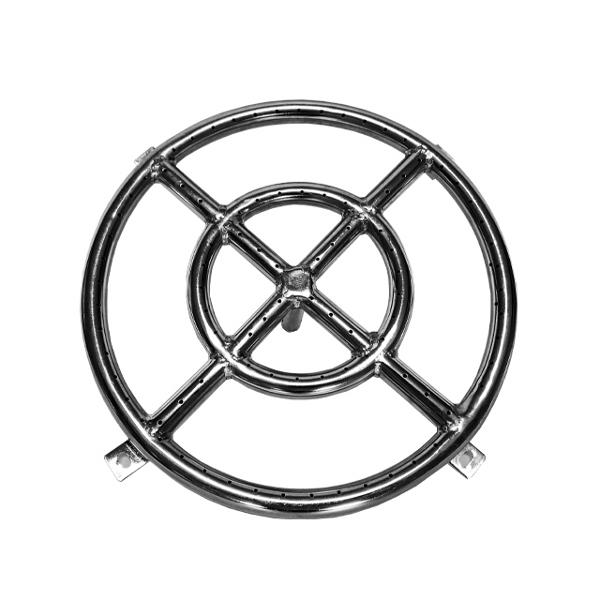 Plug & Play Propane Double Ring Complete Fire Pit Burner Kit - The ...