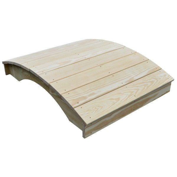 Pressure Treated Pine Plank Garden Bridge - The Charming Bench Company