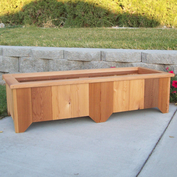 Wood Country | Rectangular Cedar Planter - The Charming Bench Company