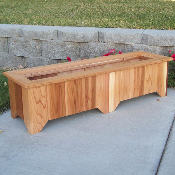 Wood Country | Rectangular Cedar Planter - The Charming Bench Company