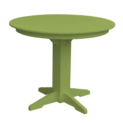Recycled Plastic Round Dining Table by A & L Furniture - The Charming ...