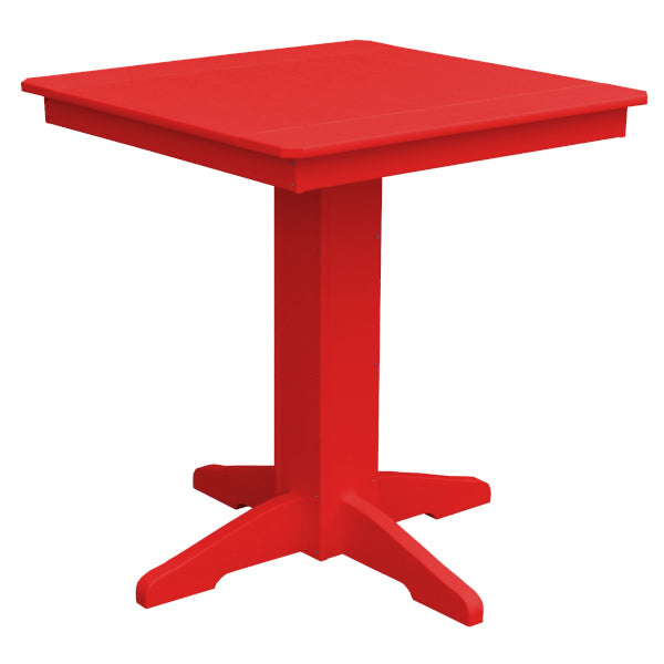 Recycled Plastic Square Dining Table by A & L Furniture - The Charming ...