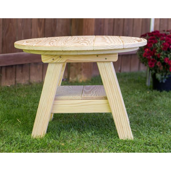 Treated Pine Round Table by Creekvine Designs - The Charming Bench Company